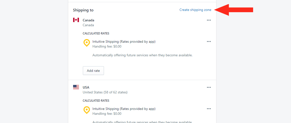 How To Create A New Shipping Zone – Intuitive Shipping Help Center