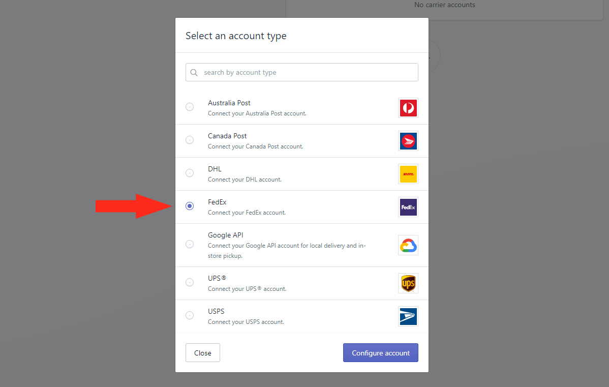 Connect Your FedEx Account – Intuitive Shipping Help Center