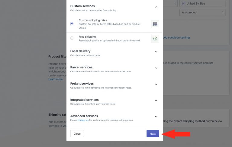 Create A Custom Service Shipping Method – Intuitive Shipping Help Center