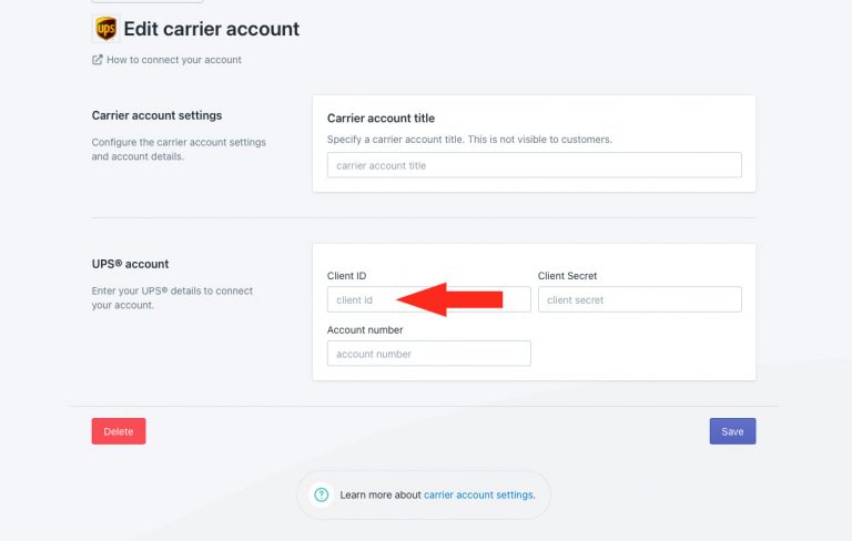 Connect Your UPS Account – Intuitive Shipping Help Center