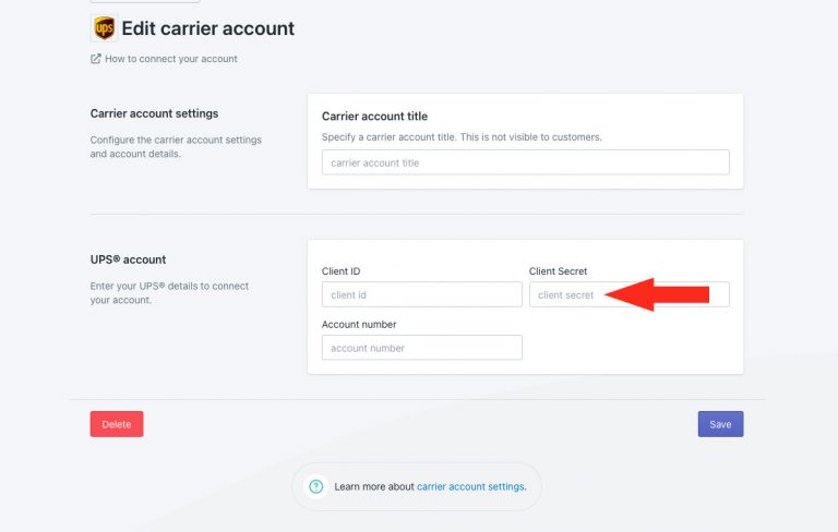 Connect Your UPS Account – Intuitive Shipping Help Center