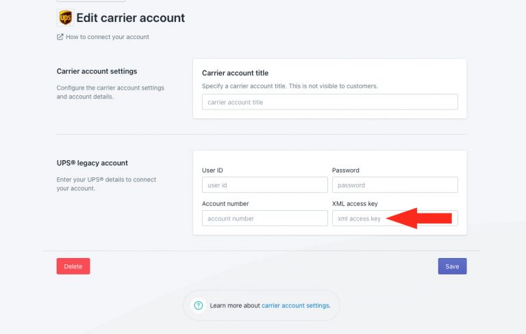 Connect Your UPS Account – Intuitive Shipping Help Center